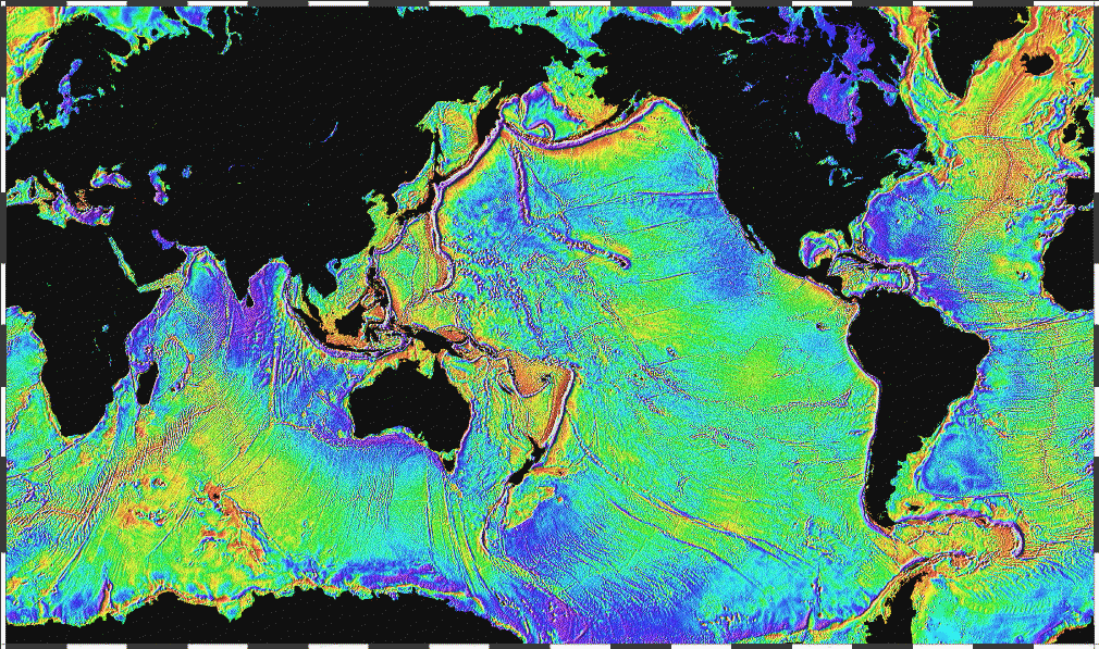 Flat Earth Insanity: Water Finds Its Level - Ocean surface topography ...