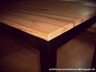 Architecture and a bit more: Industrial dining table made of a simple ...