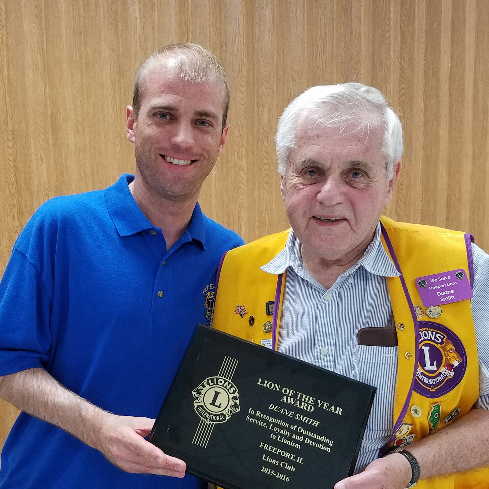 Freeport Lions Club: Lion of the Year Duane Smith