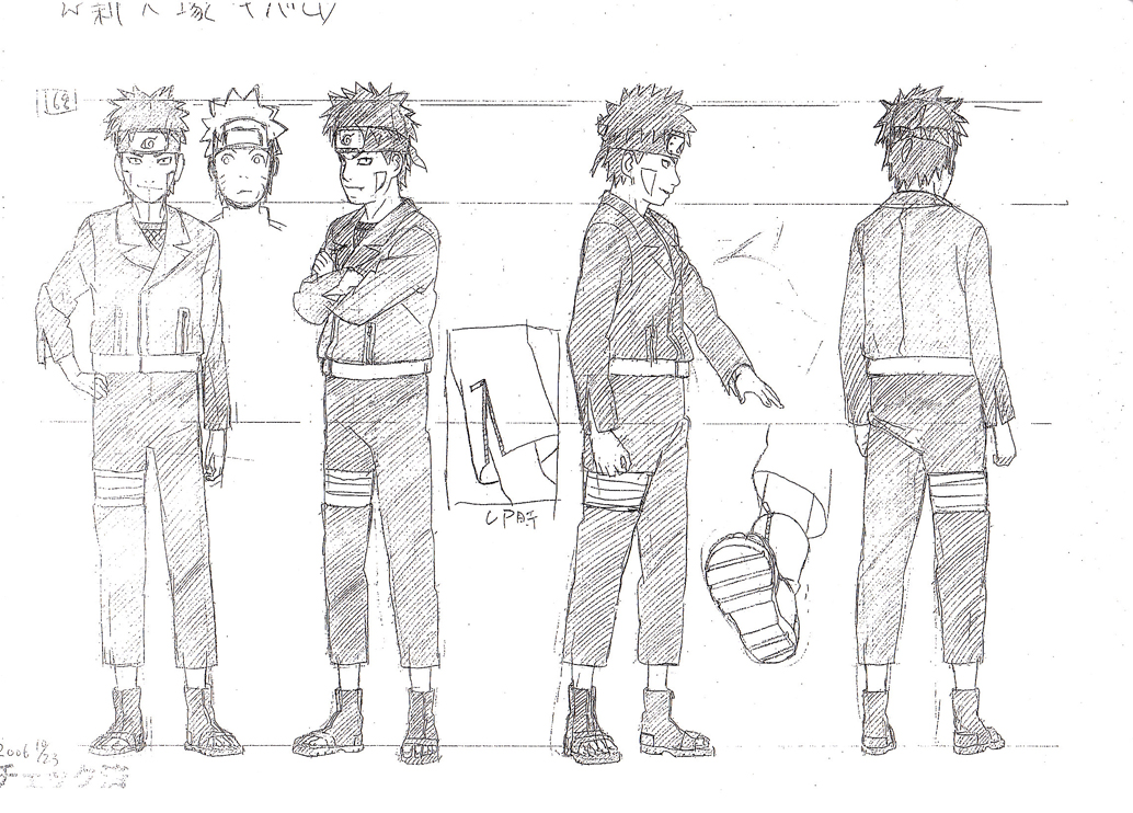 Naruto-Expo: Model sheet ou Settei Naruto (1)