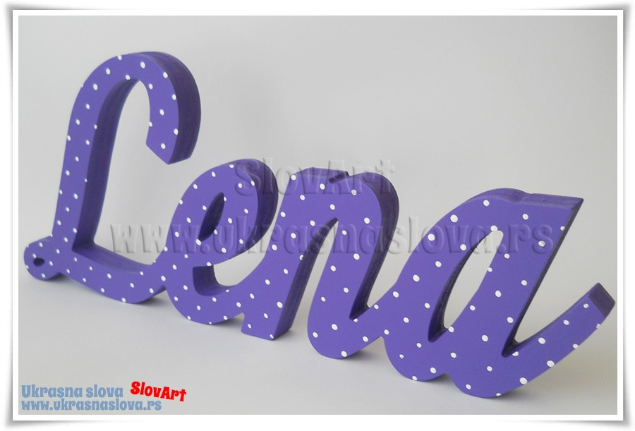 Spojena samostojeća slova : SlovArt - Ukrasna slova | Ramovi | Satovi ...