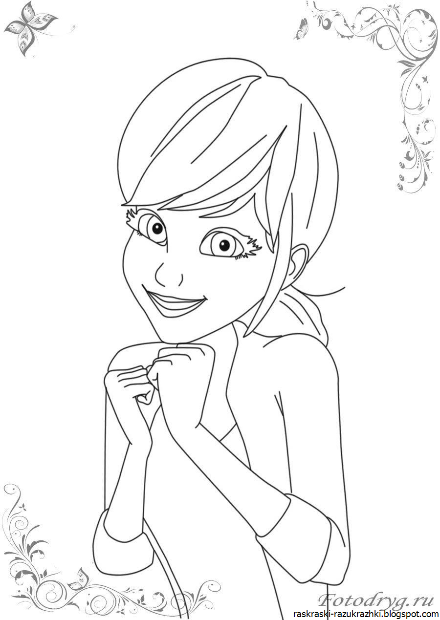 Распечатать Раскраску Леди Баг И Супер