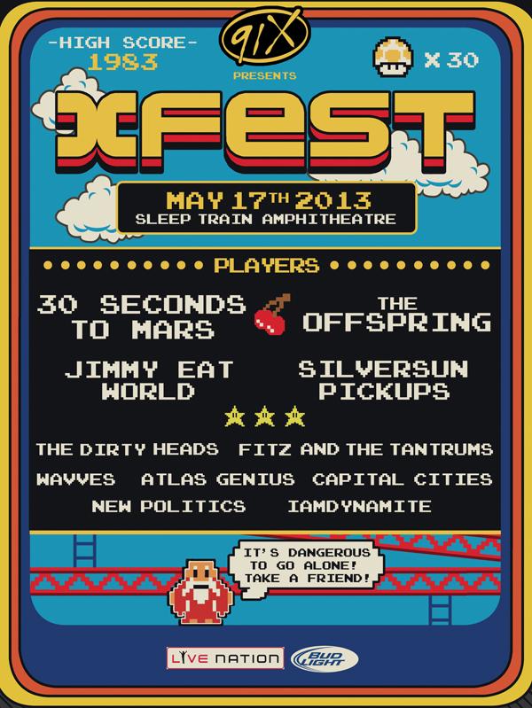 san diego: dialed in: 91X Announces X-Fest 2013