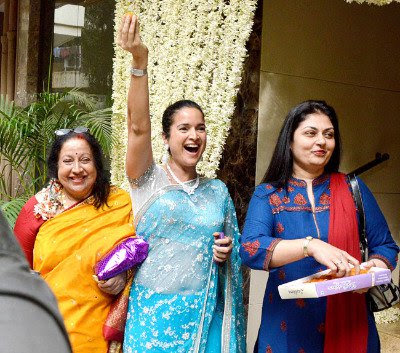 Decided in Paradise, Celebrated on Earth – Sameera Reddy Wedding ...