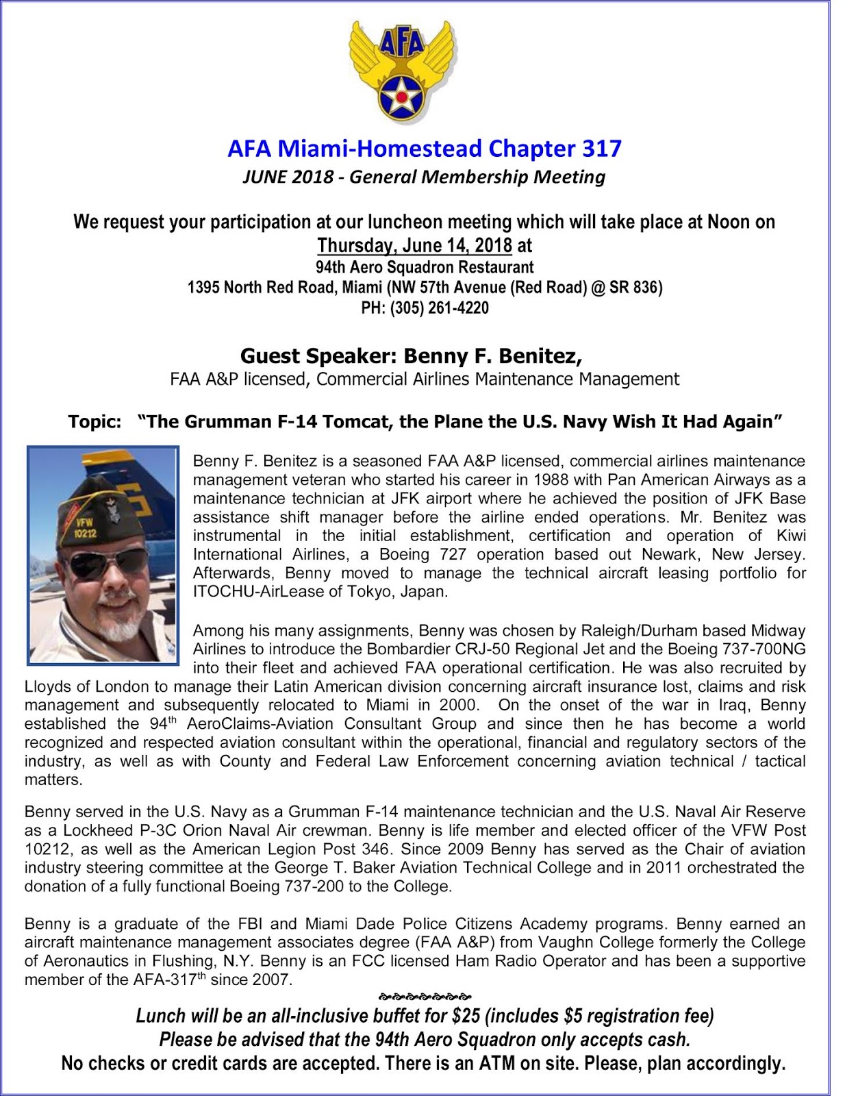 The 317th America's Relevant Air Force Association Chapter