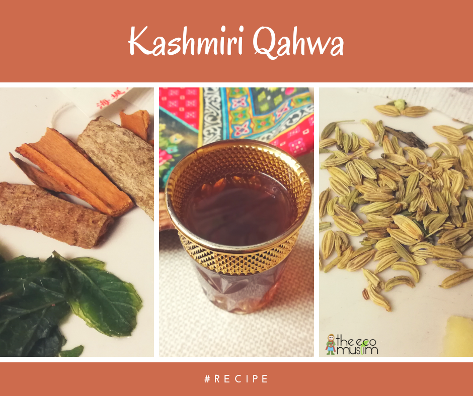 Making Kashmiri Qahwa (Tea) | @TheEcoMuslim
