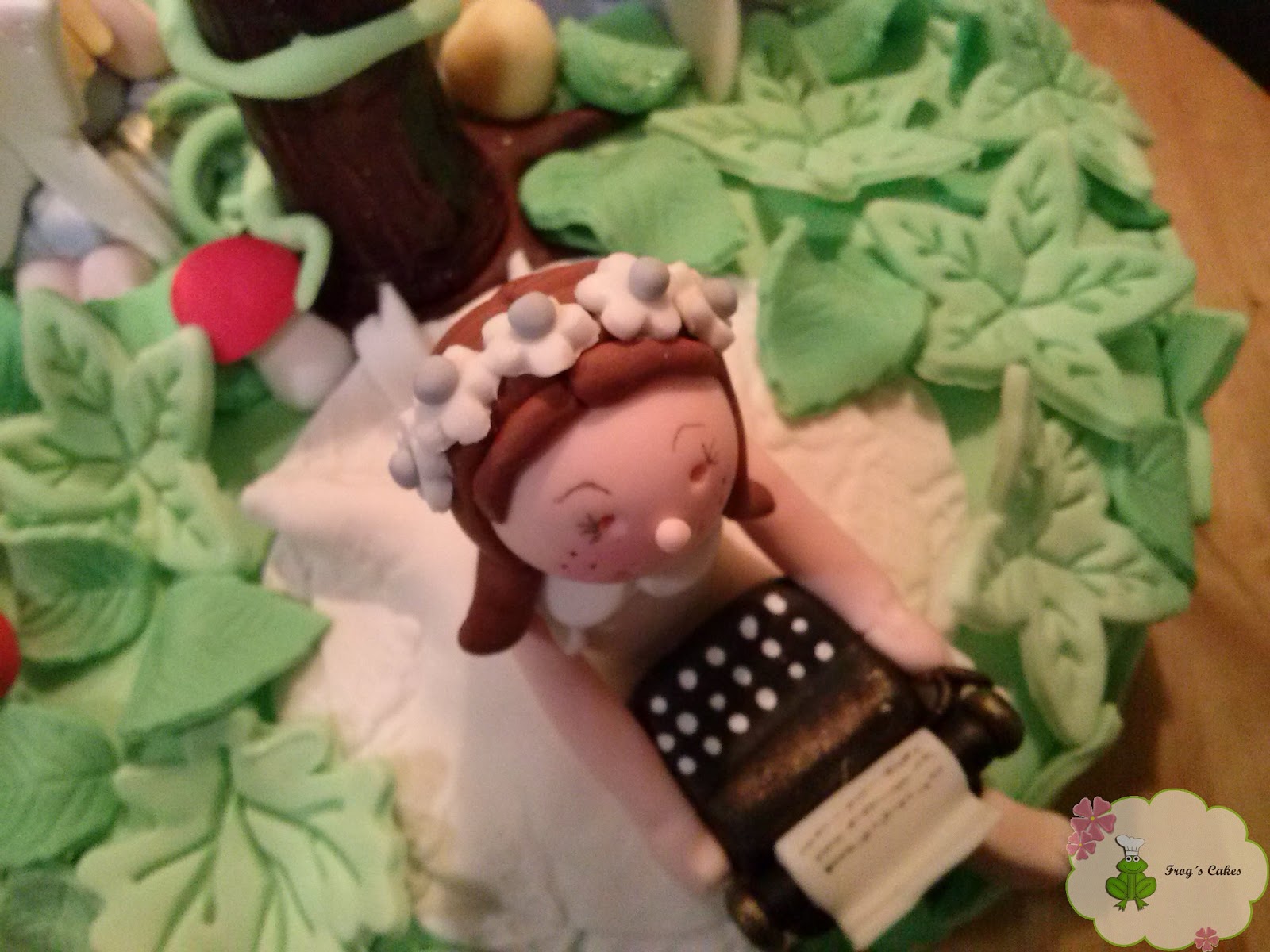 FROG´S CAKES... REPOSTERIA DECORADA, TARTAS FONDANT: ♥ TARTA HADAS DEL ...