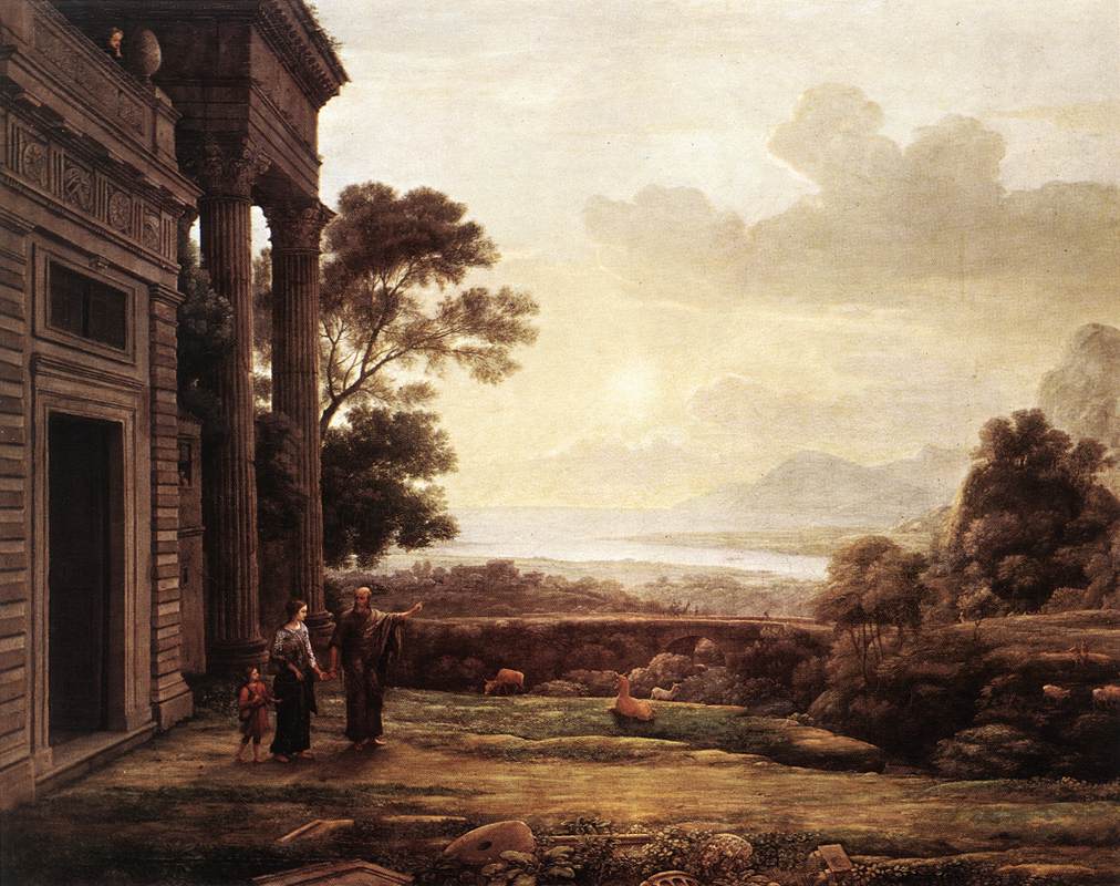 Claude Lorrain (Claudio de Lorena), obras, pinturas, cuadros