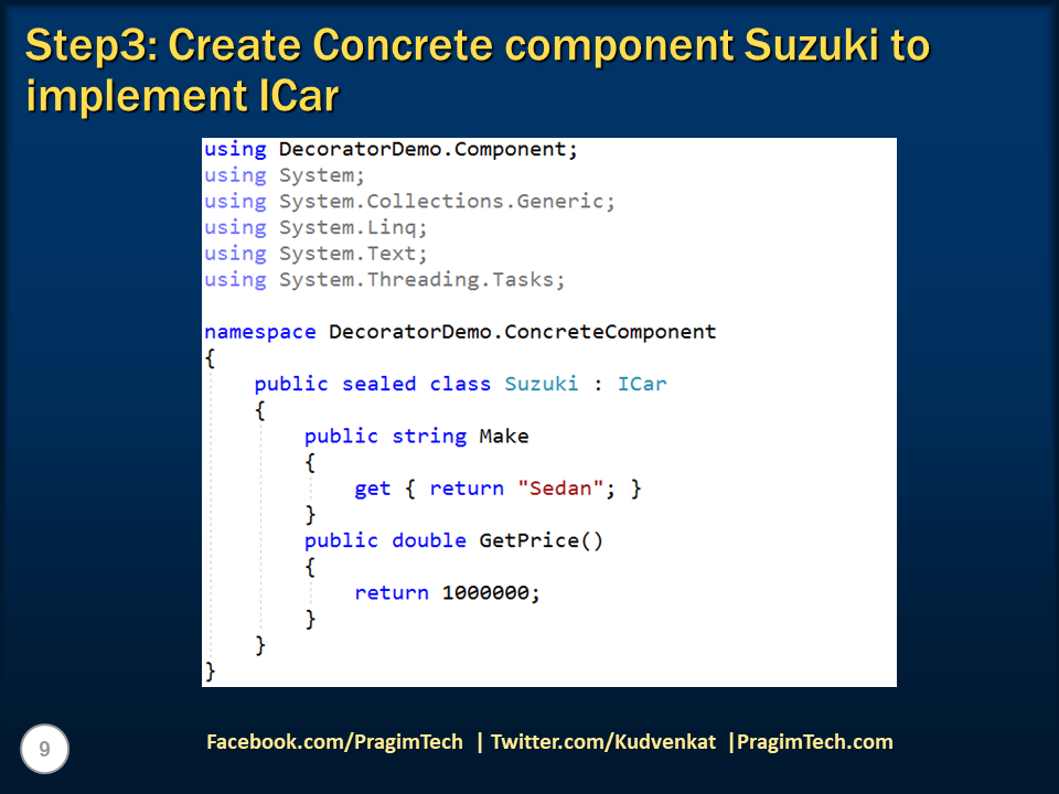 Sql Server Net And C Video Tutorial Decorator Design Pattern Slides