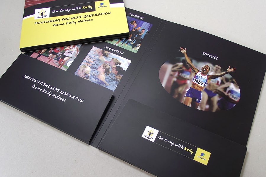 Designed Presentation Folders : Design Two Panel Folder and Enjoy ...