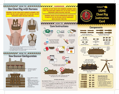 Webbingbabel: IBILEY USMC Chest Rig / Tactical Assault Panel Coyote Brown