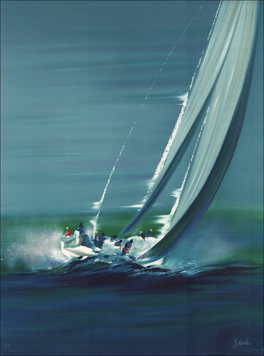 Une curiosité de qualité: Victor Spahn, peintre de l'élan sportif