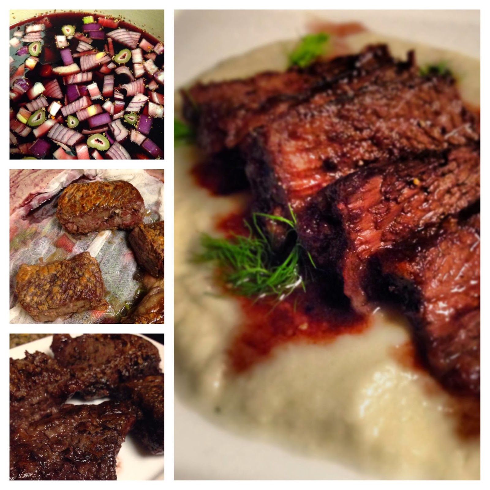 Fresh Rick's - Awesome Food from Home: Braised Short Rib in Fennel Puree