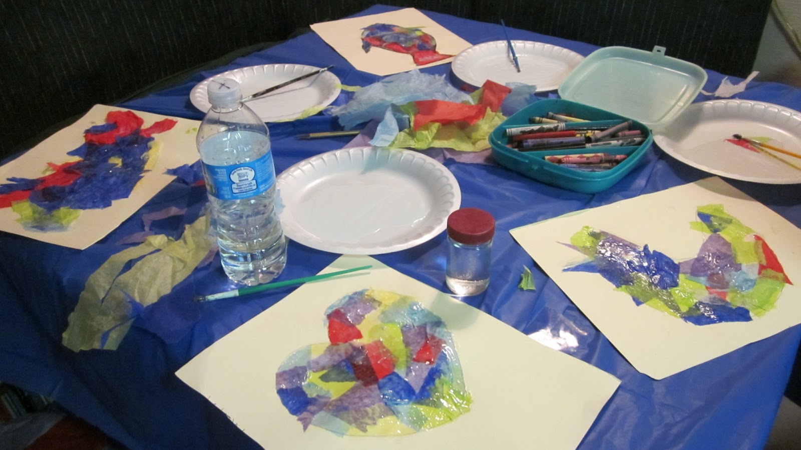 Ms. Nancy's Nook : Tissue Paper Collage