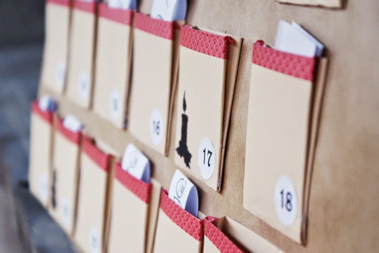 DIY Advent calendar tutorial - bits&pieces