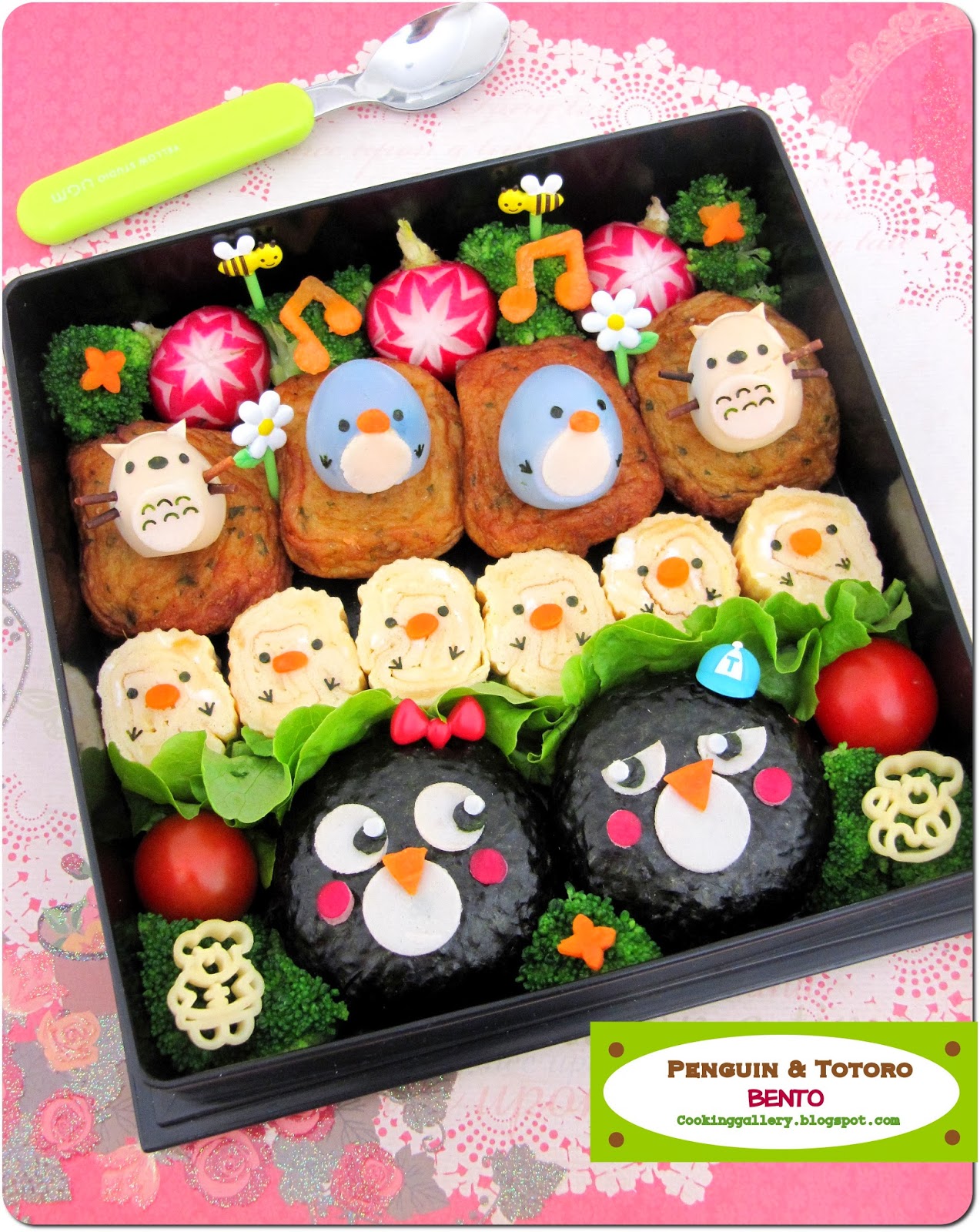 Penguin & Totoro Bento | Cooking Gallery