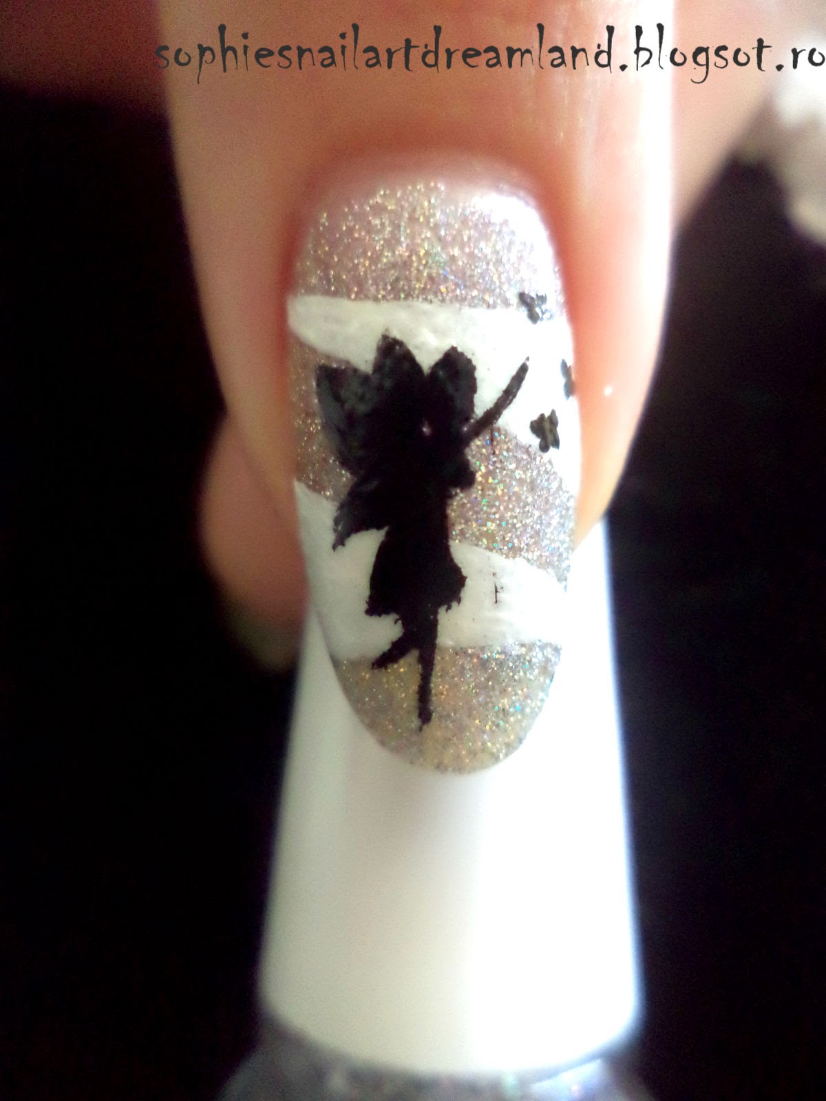 Alphabet nail art challenge - Letter F... for Fairies | Sophie's Nail ...