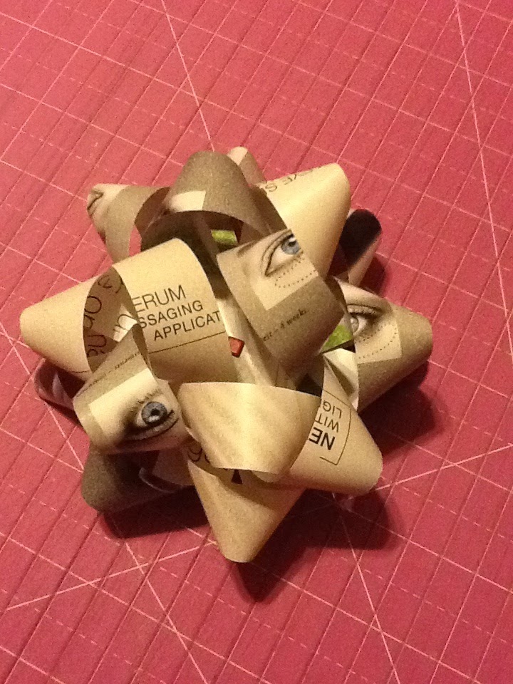 Over the Moon Creations: Recycled Paper Gift Bows
