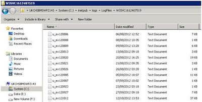 SharePointed!: How to use Log parser with IIS logs