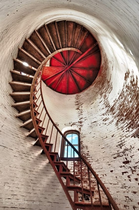 The Nicest Pictures: lighthouse stairs