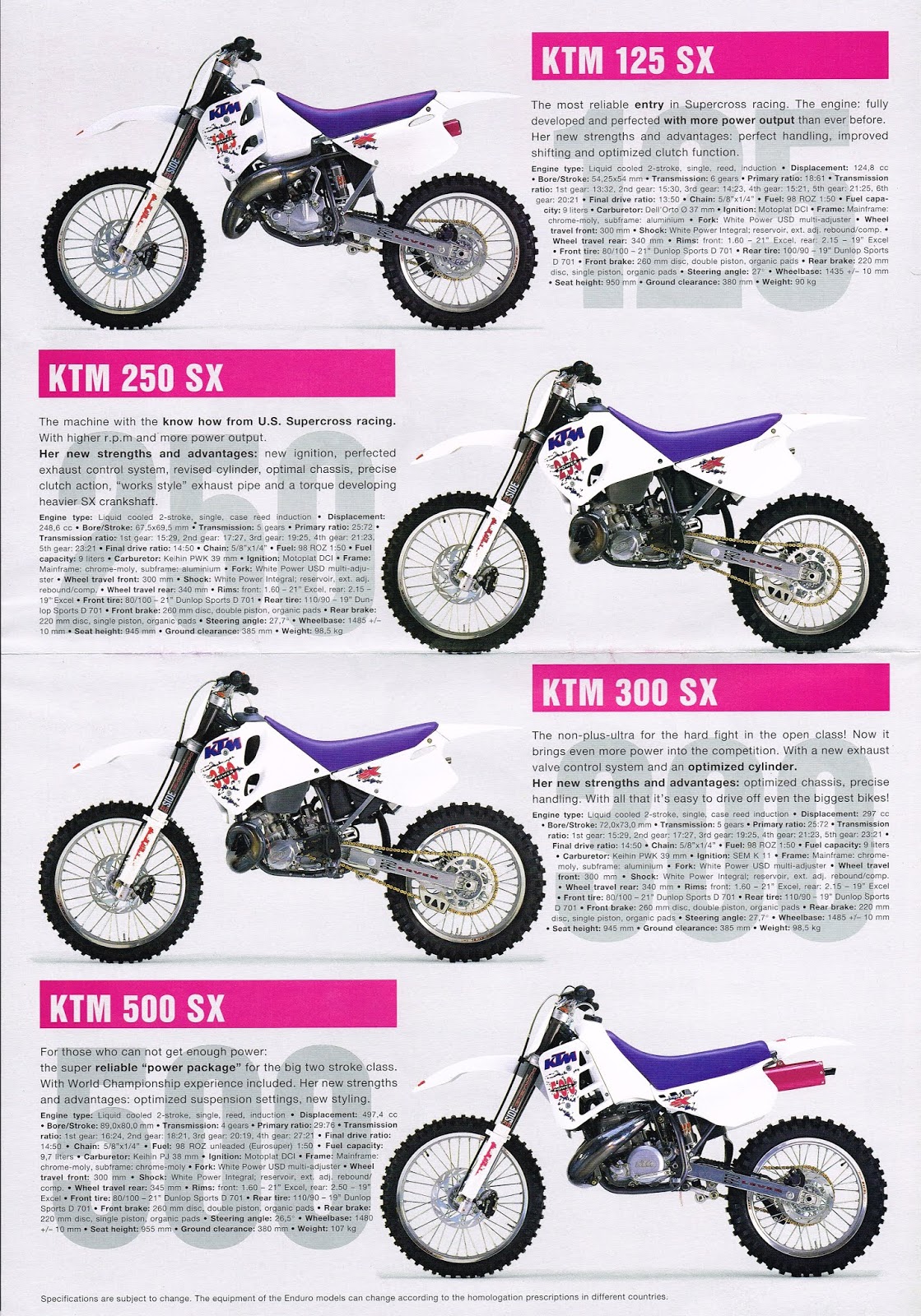 MMVV: BROCHURE KTM '93