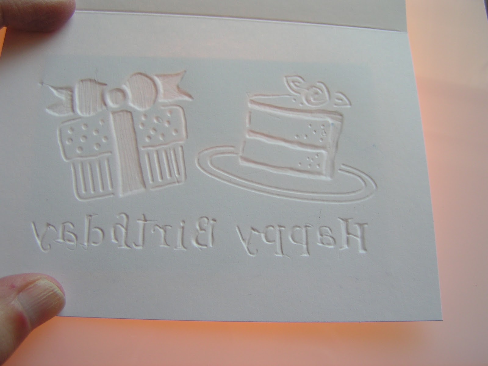 The Craft Lifters: Dry Embossed Card