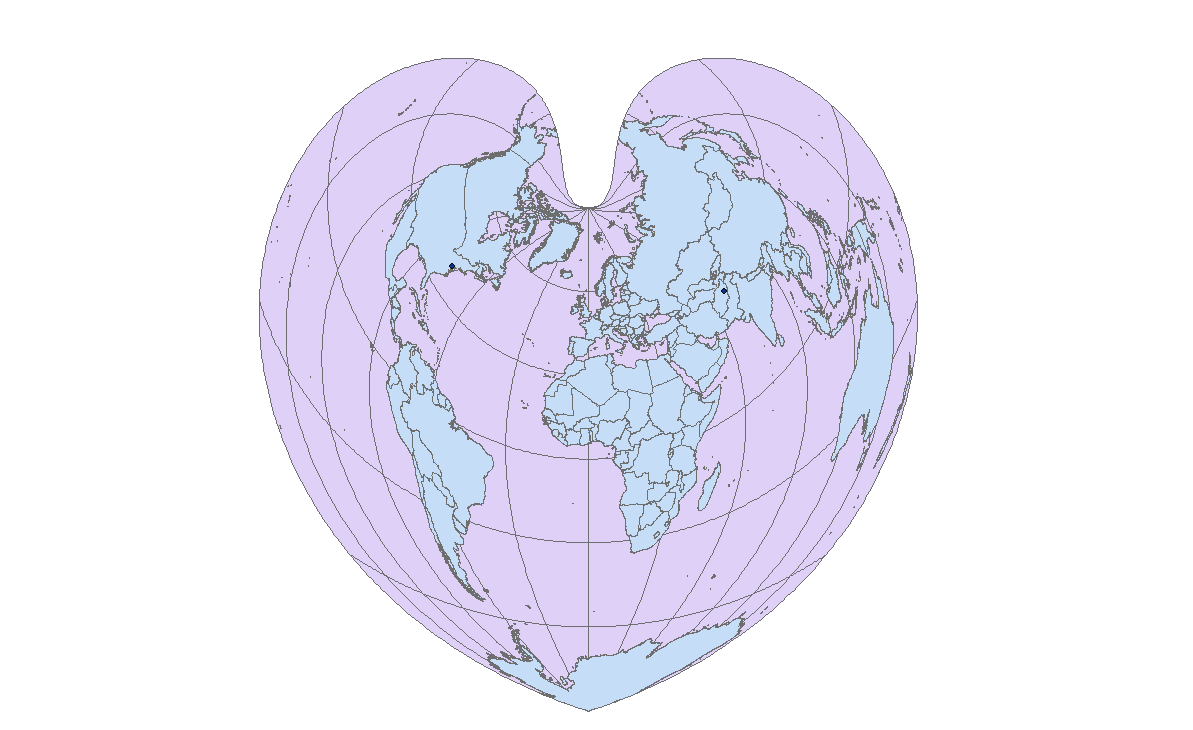 Geography 7 Lab: Lab 5 - Map Projections