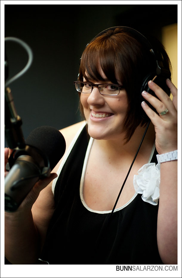 day at the radio station - Life and Style of Jessica Kane