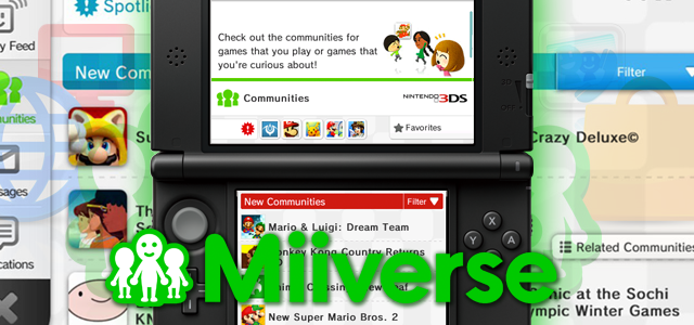 Miiverse finalmente está disponível no Nintendo 3DS; hora de atualizar ...