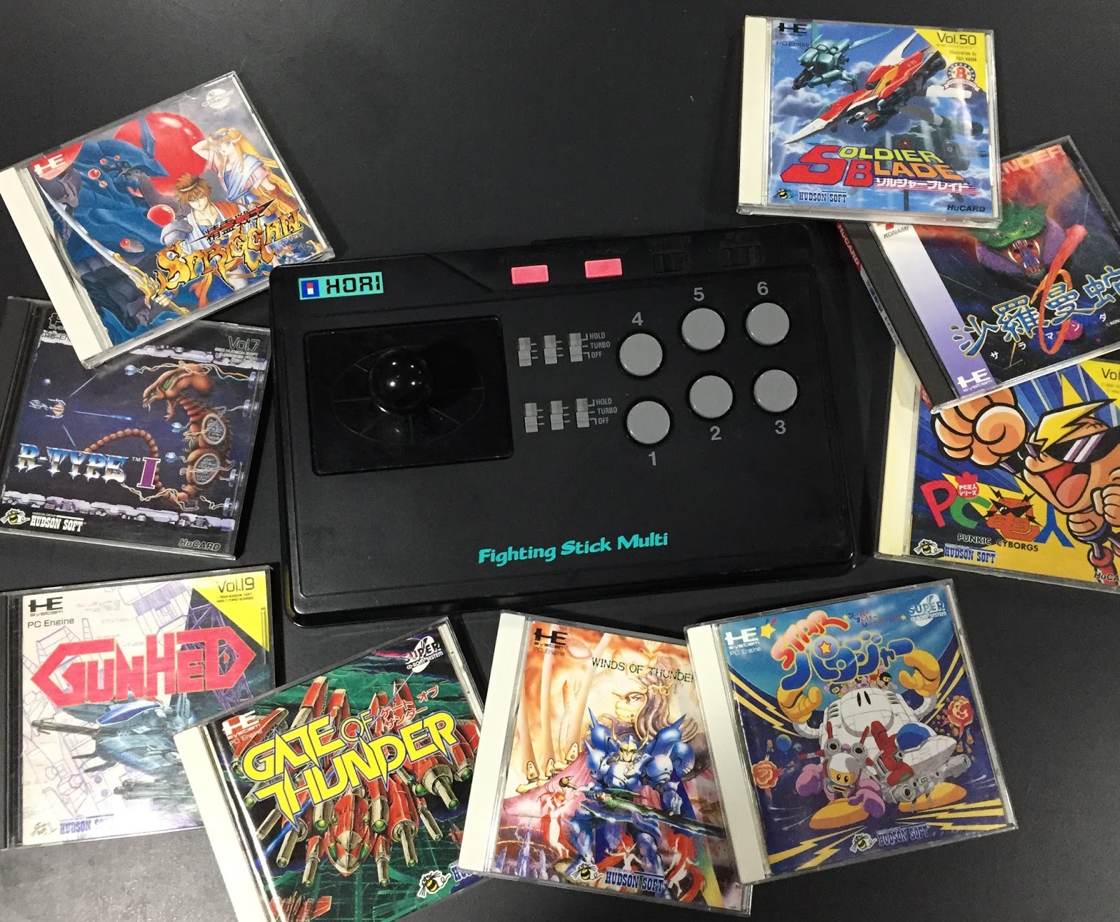 Retro Gamer Randomness: Hori Fighting Stick Multi for PC-Engine, SNES ...