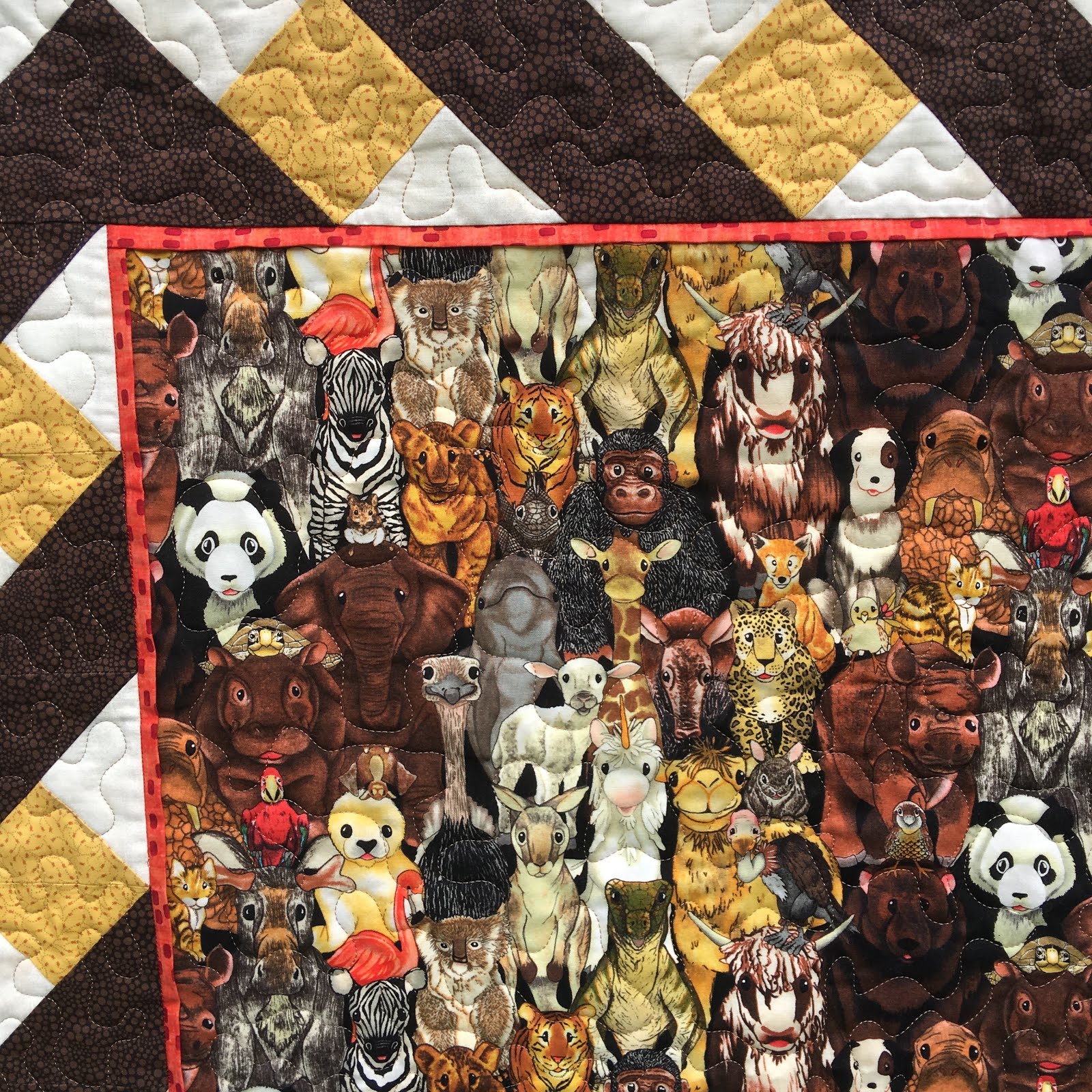 Grace and Peace Quilting: Animal Menagerie Quilt