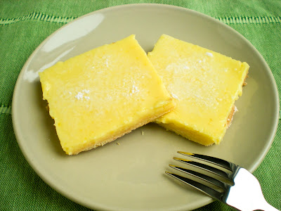 Random Cuisine: Lemon Bars with Sweet Pie Crust