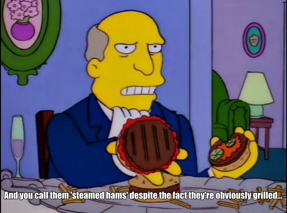 Faberge Egg Salad: Steamed Hams