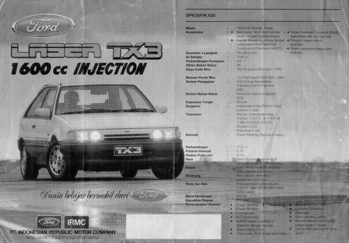 Ford Laser TX3 KC/KE
