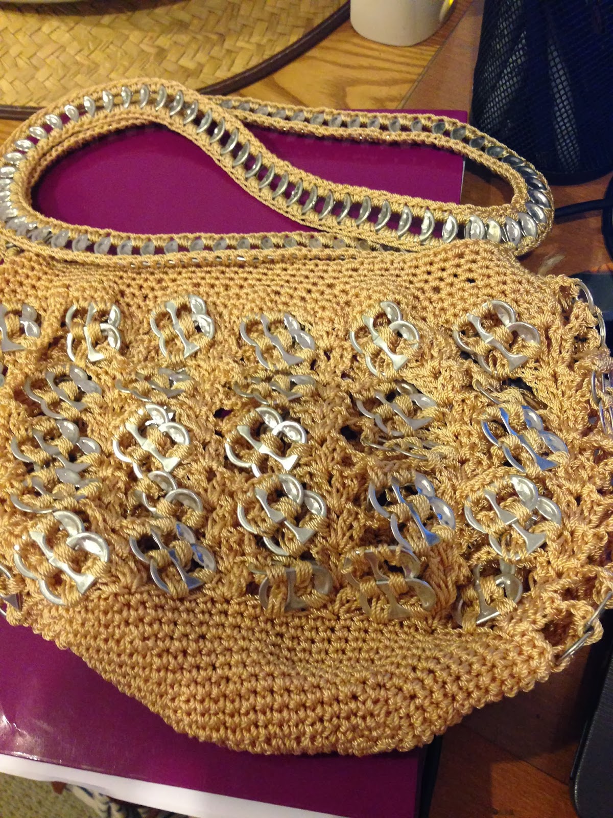 Reduce, Reuse, Recycle@CSULA: Bottle Cap Bag