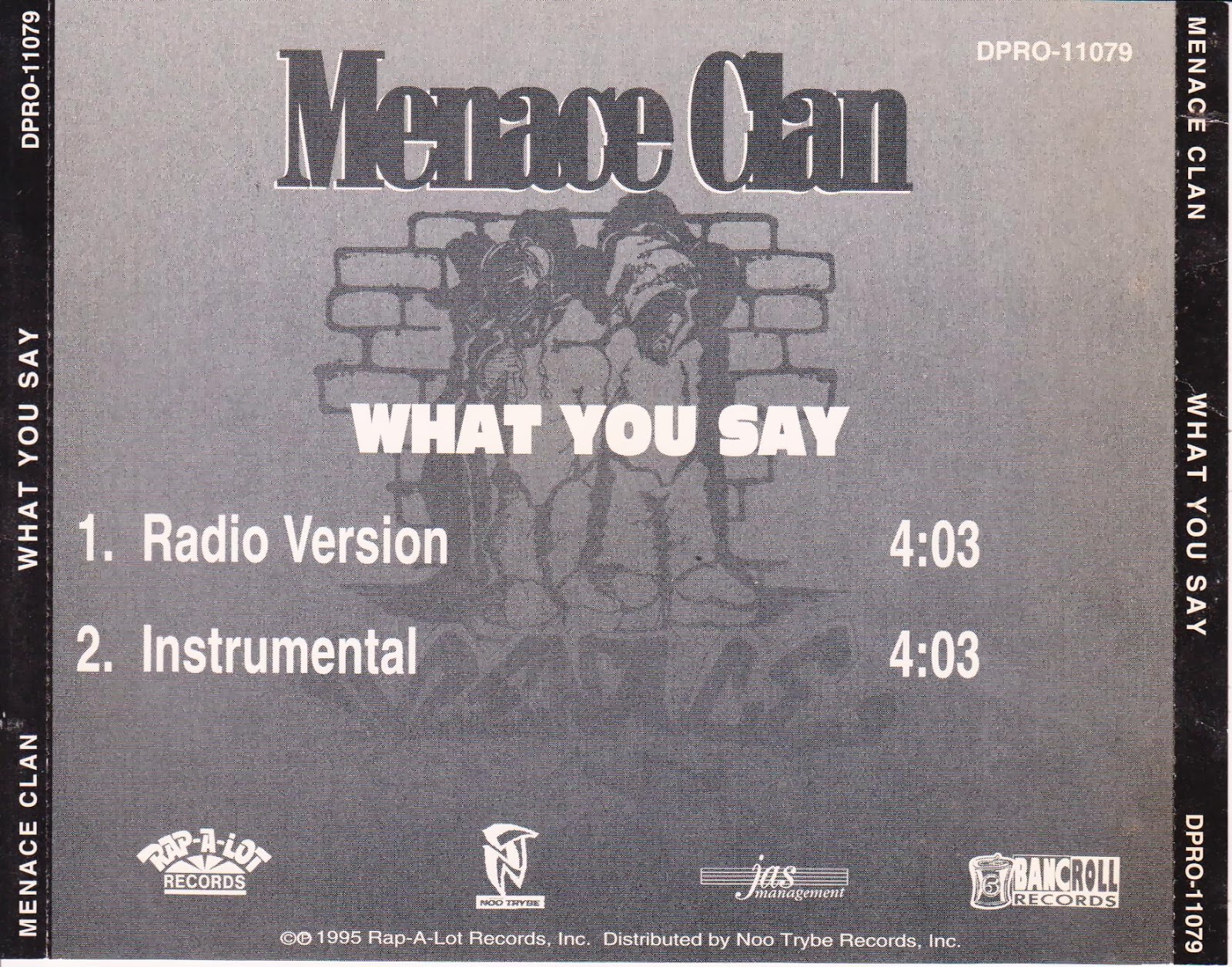 BabyBubba's Stash: Menace Clan ‎– What You Say