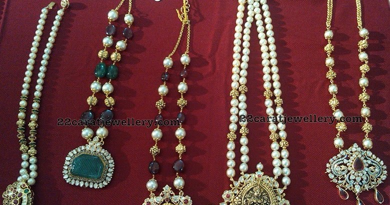 Multi Beads Chains with Pendants - Jewellery Designs