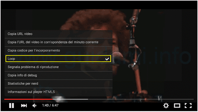 Come ripetere un video di Youtube continuamente in Loop ~ SegretiPC