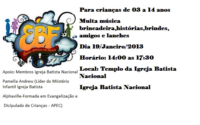 Convite da EBF 2013 - LivreAcessoEBD