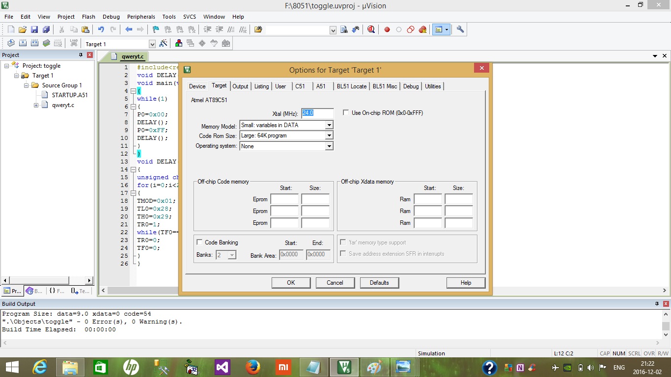 How to convert c file to hex file in keil - kerachris