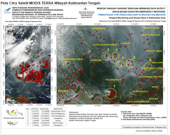 BNPB Luncurkan Peta Citra Satelit MODIS TERRA - Lokkoledo