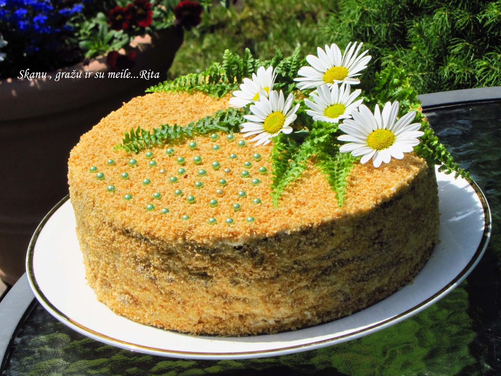 Ritos receptai : Joninių '' Medutis '' su žele gabaliukais