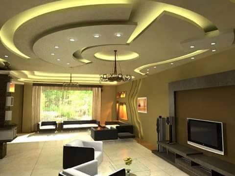 15 Modern Plasterboard false ceiling designs for living room interiors