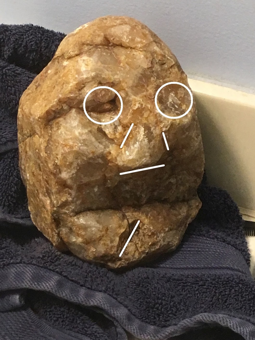 Archaeology of Portable Rock Art: 'Right eye open, left eye missing ...