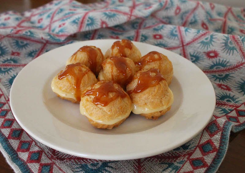 Food Lust People Love: Profiteroles with Caramel Drizzle