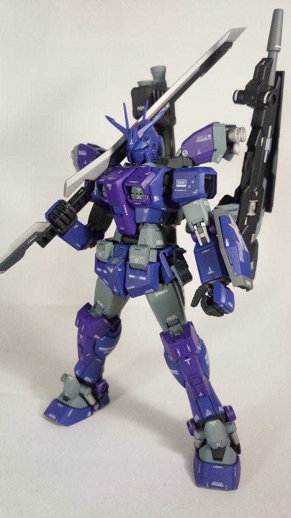 Custom Build: MG 1/100 Gundam Amazing Red Warrior "Purple"