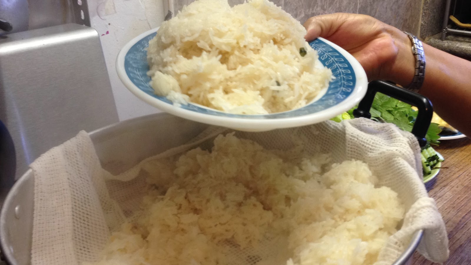 Cambodian Bai Mon (Cambodian Steamed Chicken and Rice)