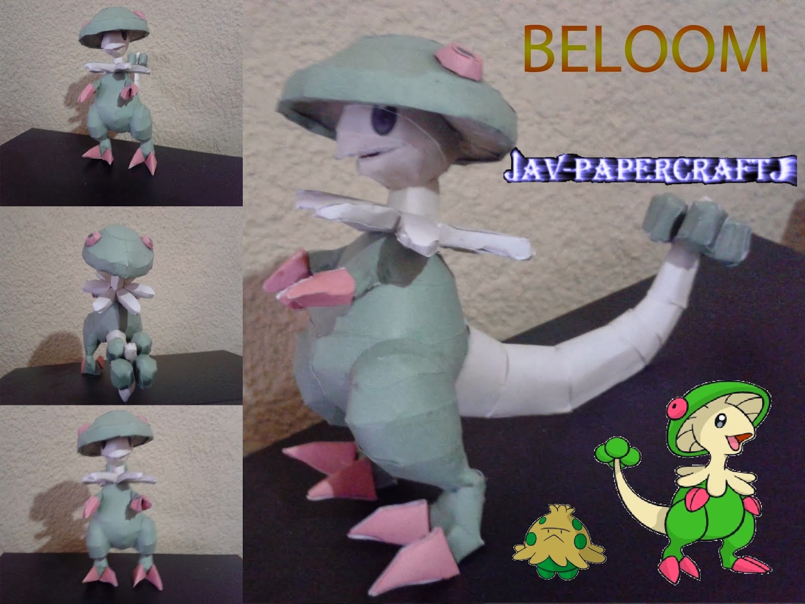 Papercraft Pokemon Breloom ~ Papercraftsparati | Todos los Papercrafts ...