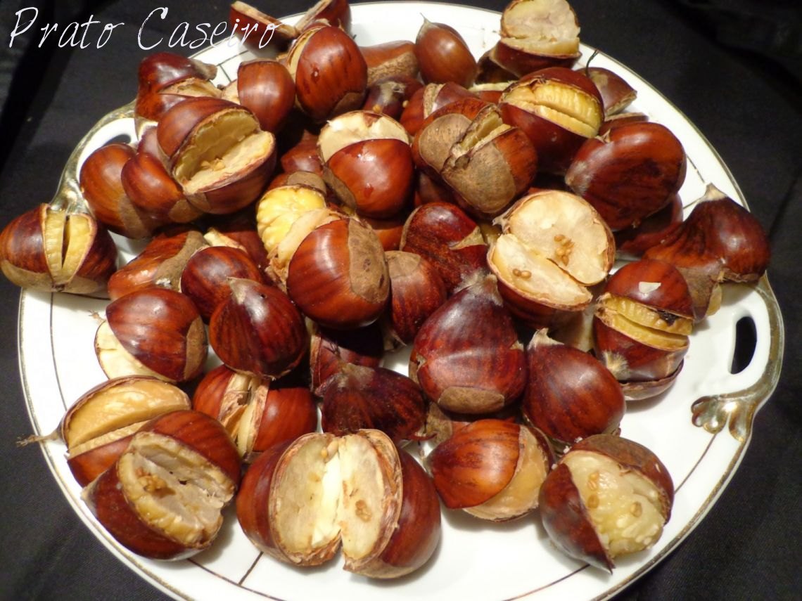 Prato Caseiro: Castanhas cozidas com erva-doce
