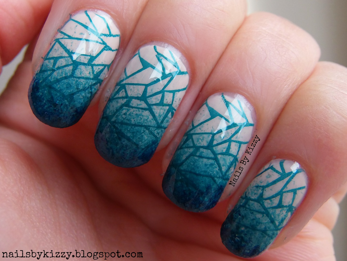 Nails By Kizzy: Cracked Gradient Nails!